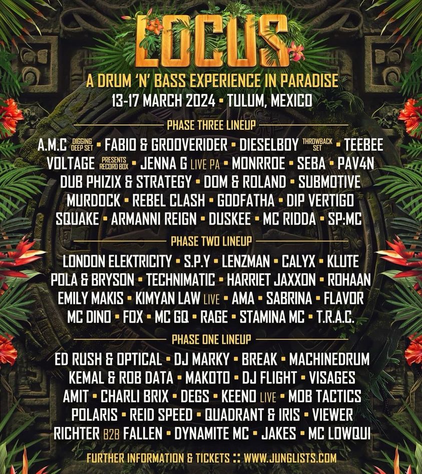 Drum & Bass @ Locus, Tulum Is Heaven On Earth! - The Festival Voice