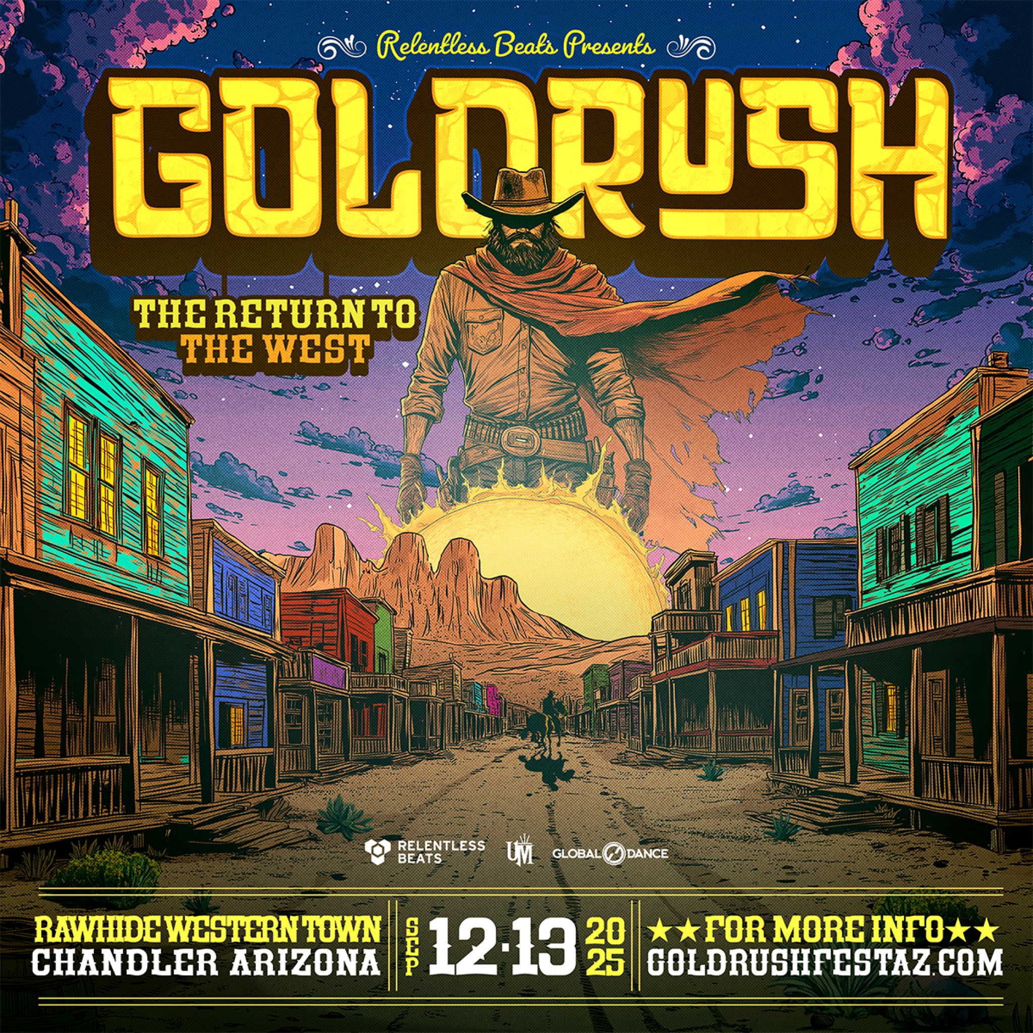 Goldrush Returns to Rawhide 2025! - The Festival Voice